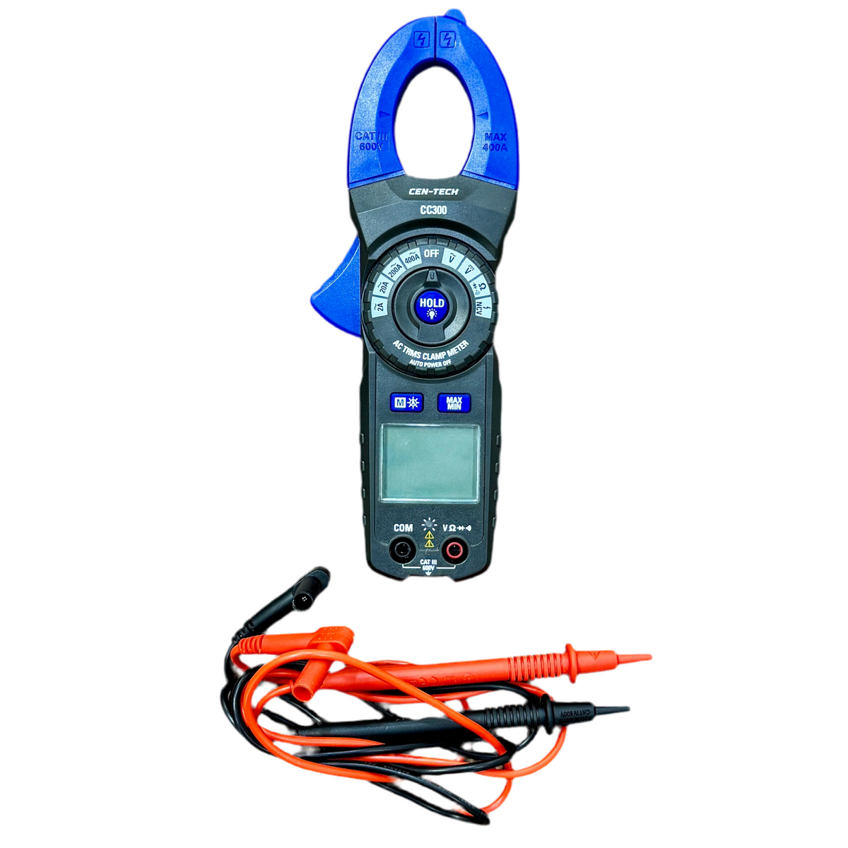 CEN-TECH CC300 400-Amp TRMS Auto-Ranging Digital Clamp Meter