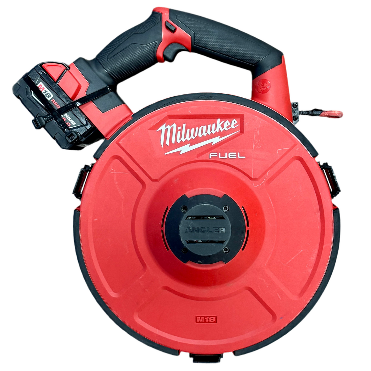Milwaukee M18 FUEL 18V ANGLER Pulling Fish Tape Powered Base w/ Batter