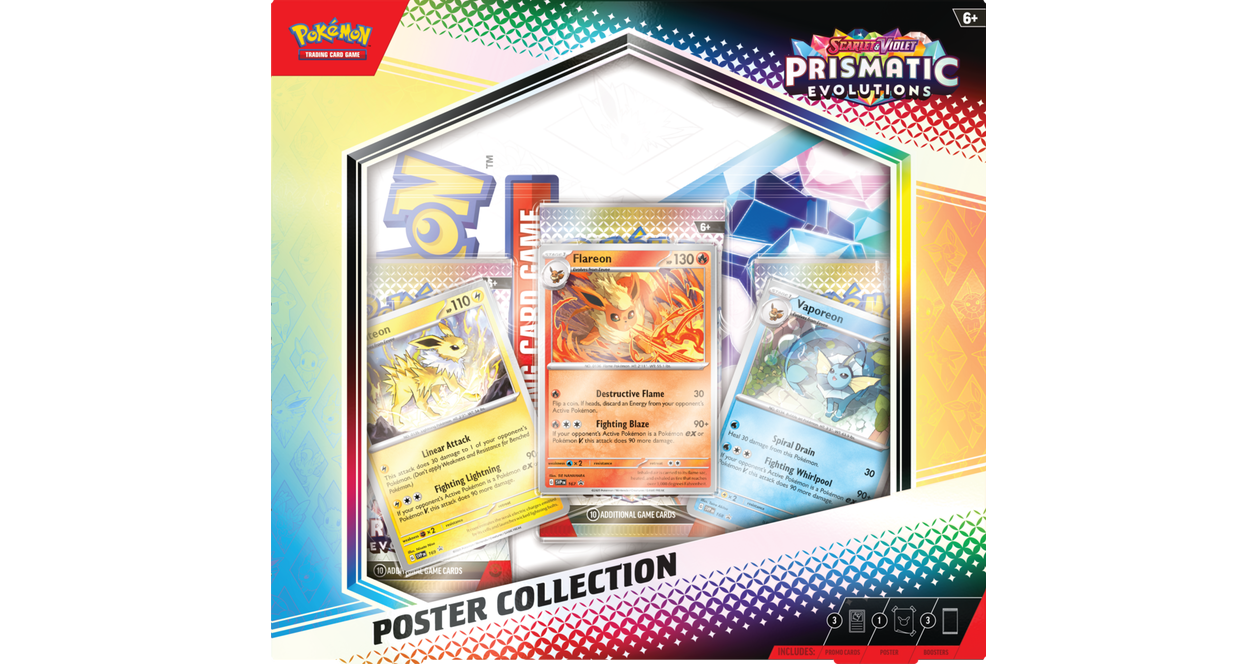 Pokemon Trading Card Game Prismatic Evolutions Poster Collection